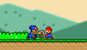 Mario vs Geno Sprite Fight by jindo5 on DeviantArt