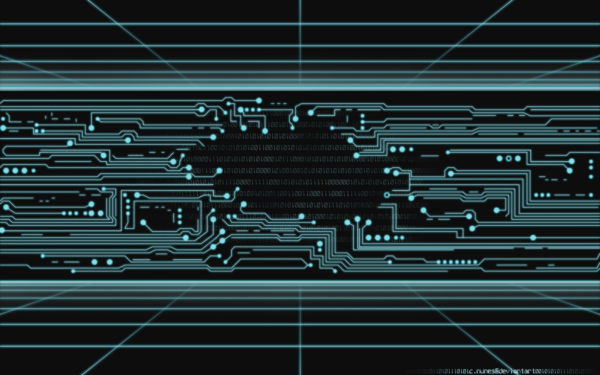 Tron Legacy Grid Wallpaper