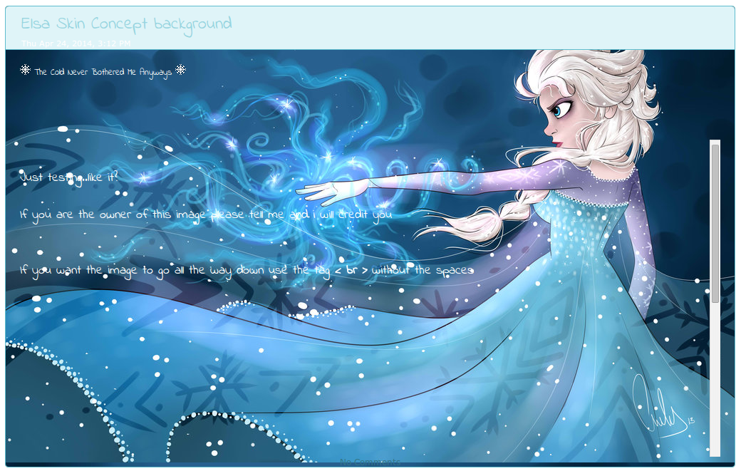 Elsa Journal Skin (manual Installation) by Phidont on DeviantArt