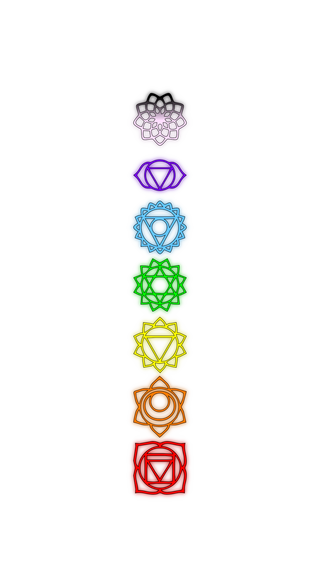 [SVG] vector of the 7 Chakras by Halano on DeviantArt