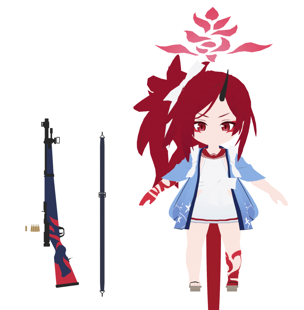 [DL][BlueArchive] Fuwa Renge by Halano on DeviantArt