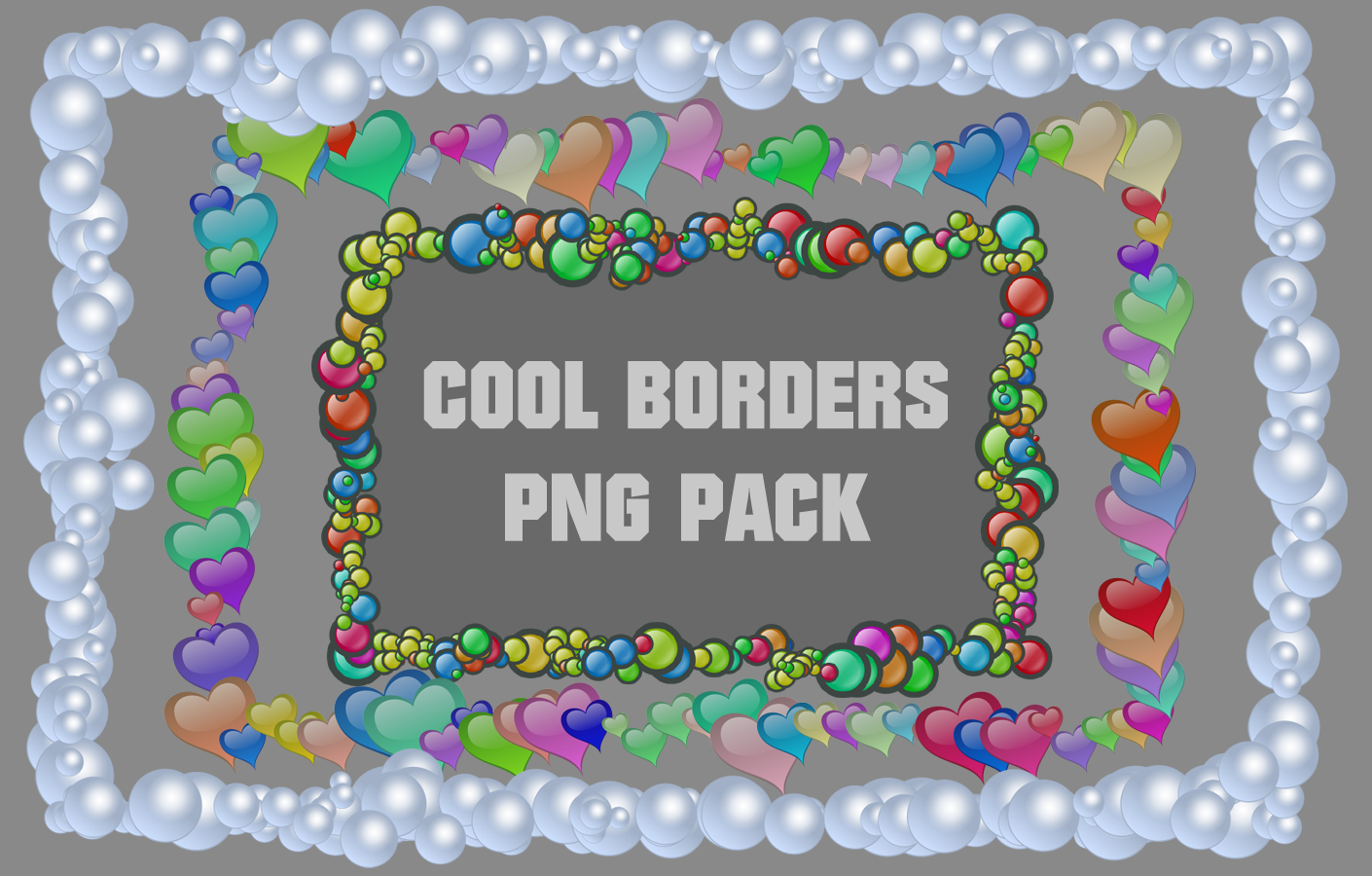 Cool borders png pack by Cevkarade on DeviantArt