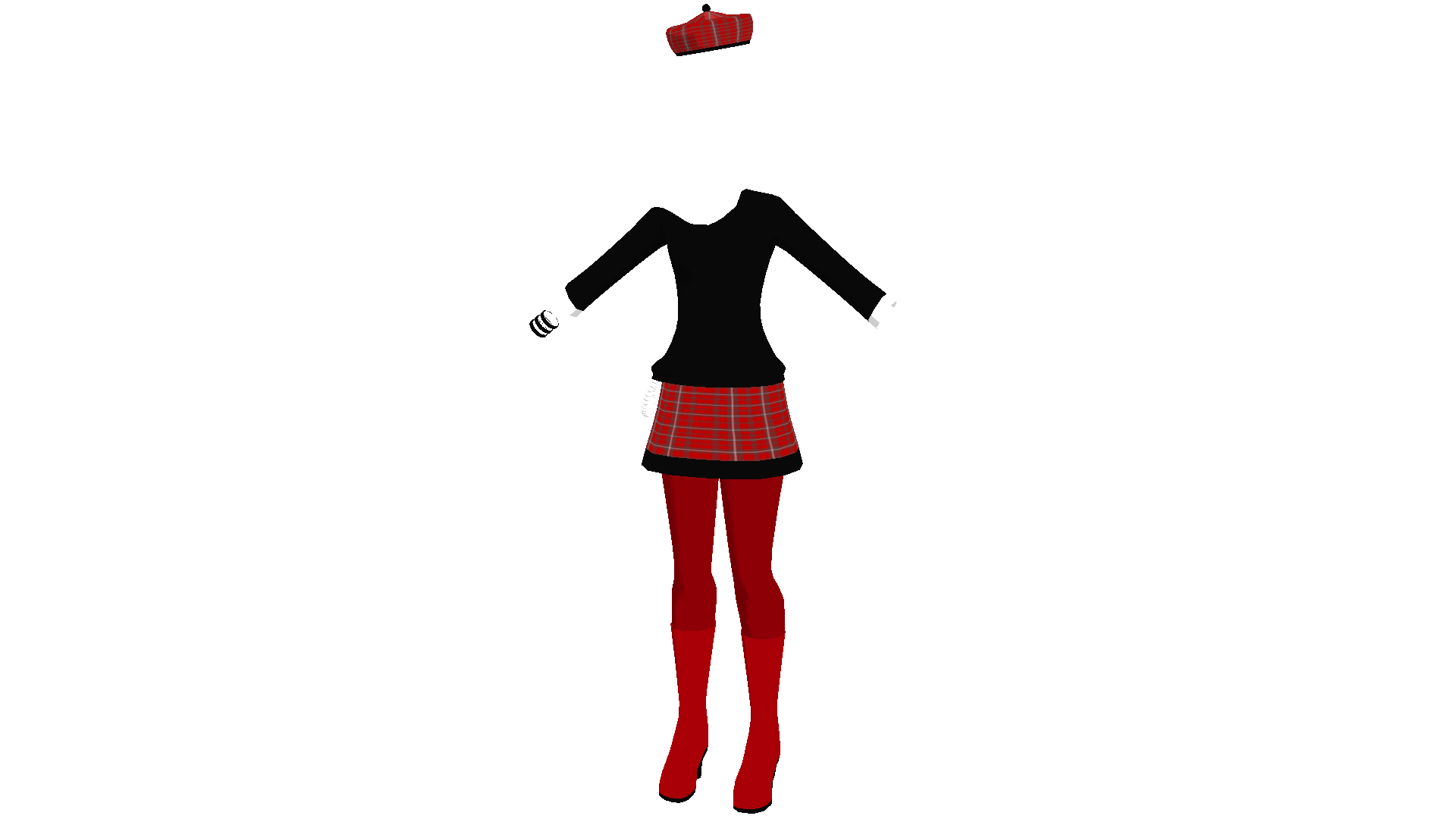 MMD Red Outfit DL by chickid11 on DeviantArt