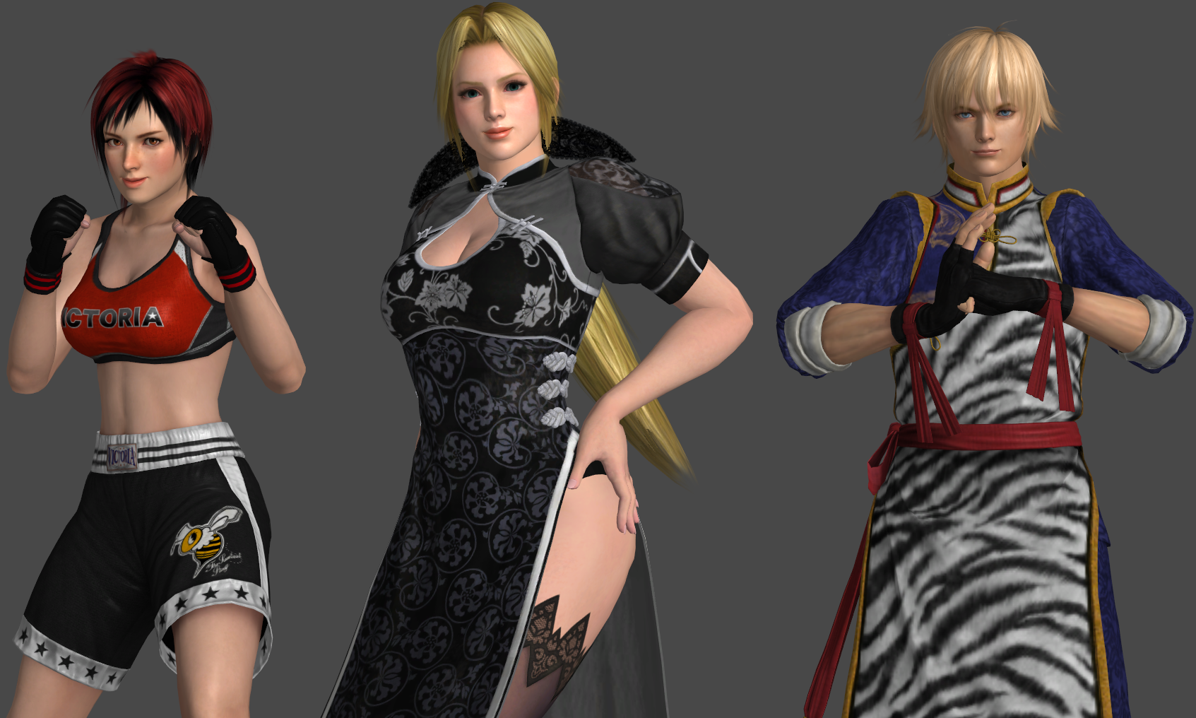 DOA6 - Helena, Mila, Eliot (DOA5 head-swap) XPS by Jared789 on DeviantArt