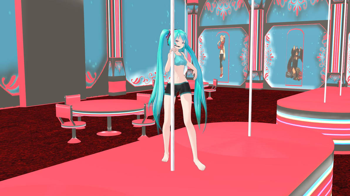 MMD Pole Dance Club by SachiShirakawa by harryhack91 on DeviantArt