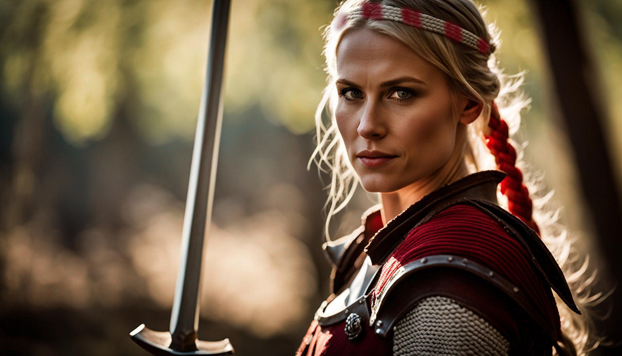 Emilie Marie Nereng as Saskia from the Witcher 2 by CastingCallAI on ...