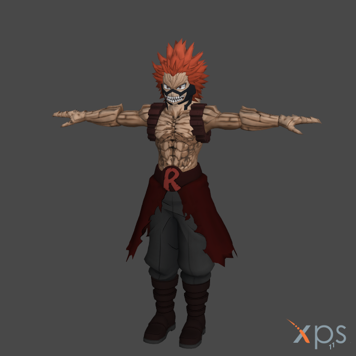 MHA UR - Kirishima (Forms Unbreakable) XPS DL by MHA-DEAF on DeviantArt