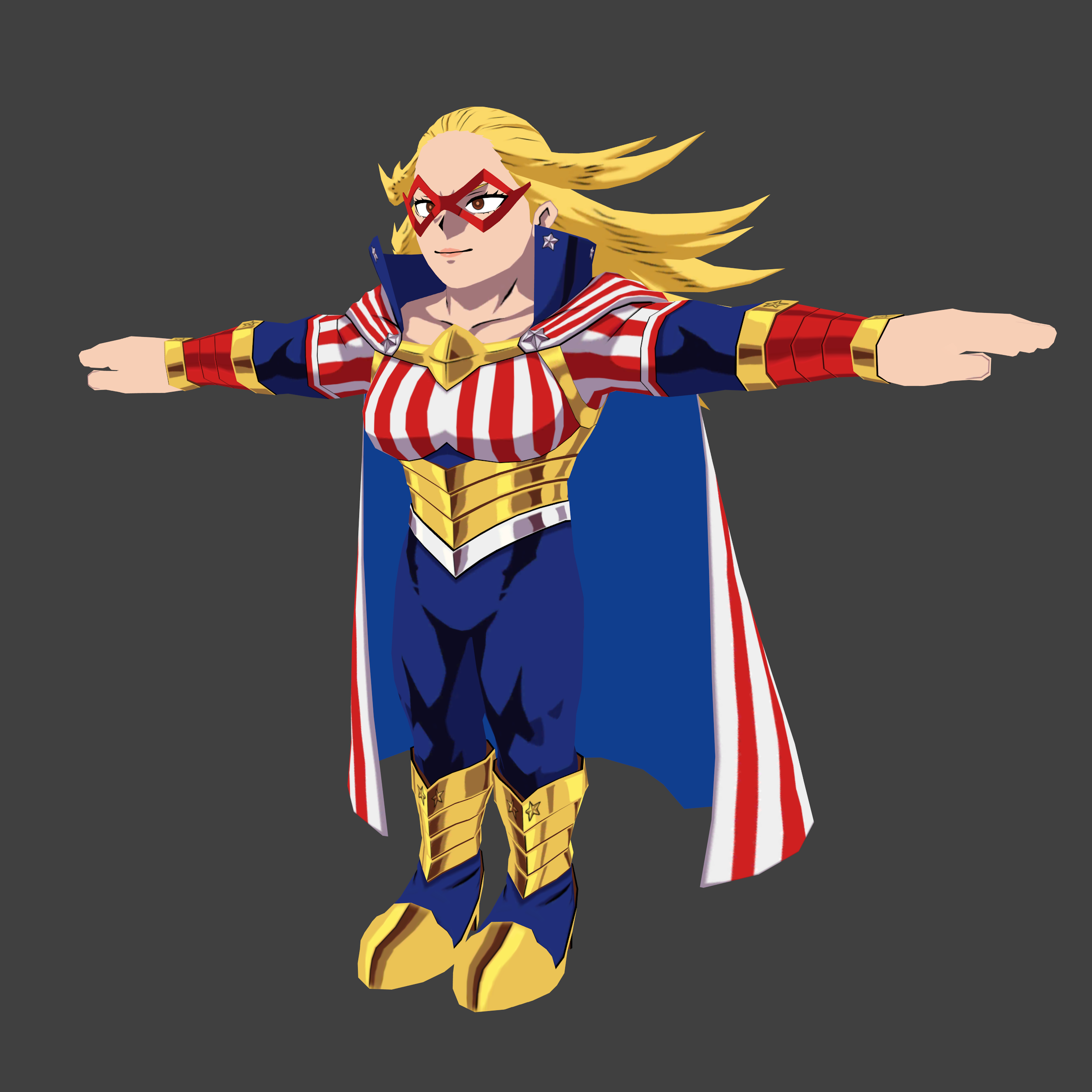 My Hero Ultra Impact - Star and Stripe FBX DL by MHA-DEAF on DeviantArt