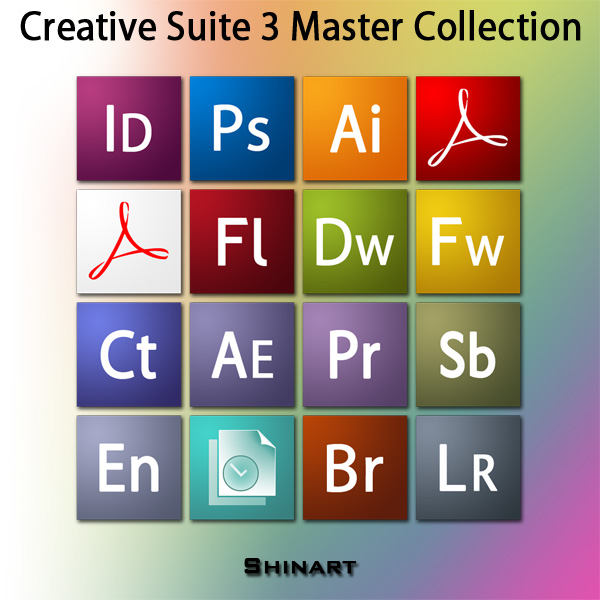 Creative Suite 3 icons by Shinart on DeviantArt