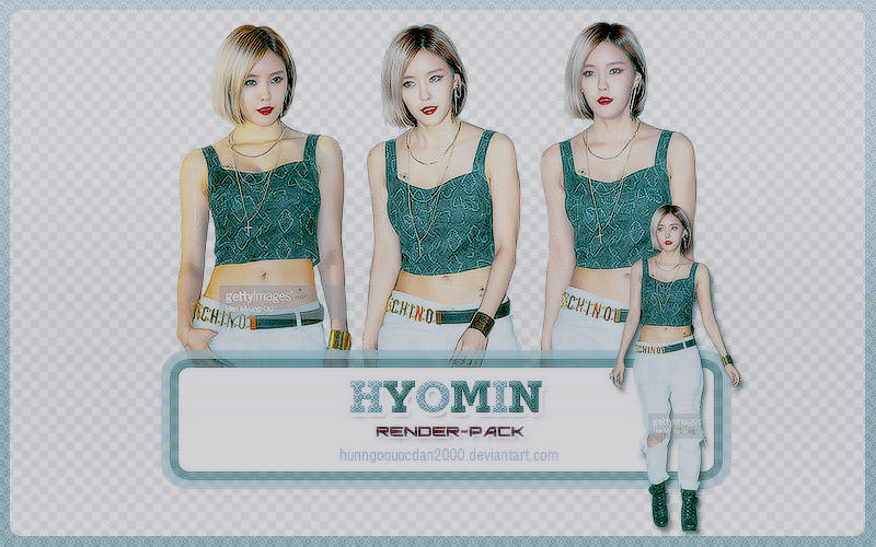 [RENDER-PACK#26] Hyomin by hunngoquocdan2000 on DeviantArt