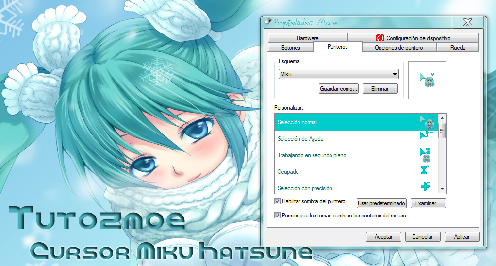 Cursor Miku Hatusne by TutozMoe on DeviantArt