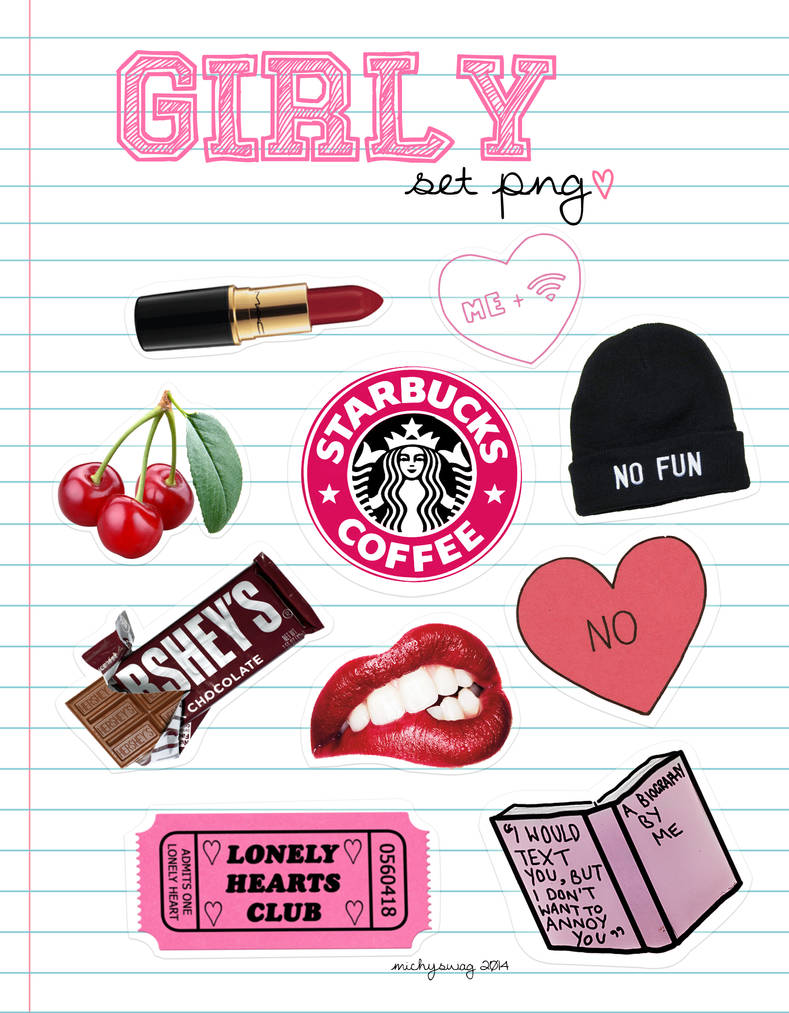 -10 Girly PNG's ~MichySwag by MichySwag on DeviantArt