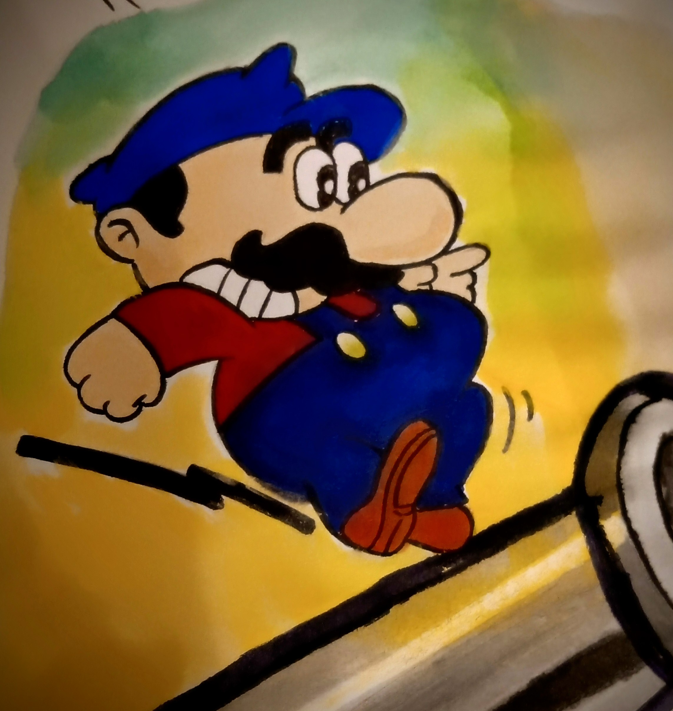 Mario Brothers arcade study by powblock-64 on DeviantArt