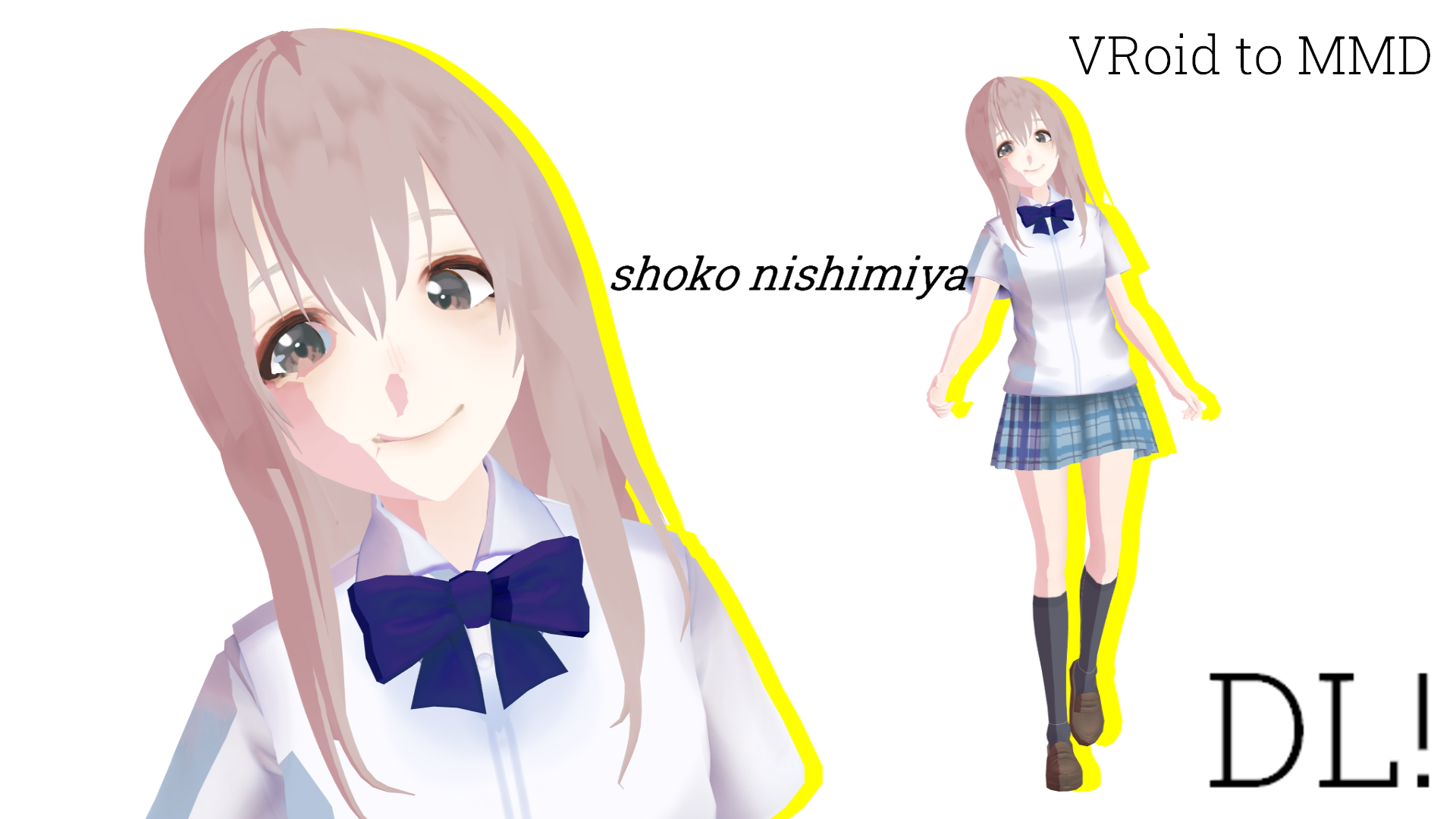 [VRoid to MMD] Shoko Nishimiya [DL!] by loosescrew101 on DeviantArt