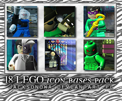18 LEGO icon bases pack by Jacksonowa on DeviantArt