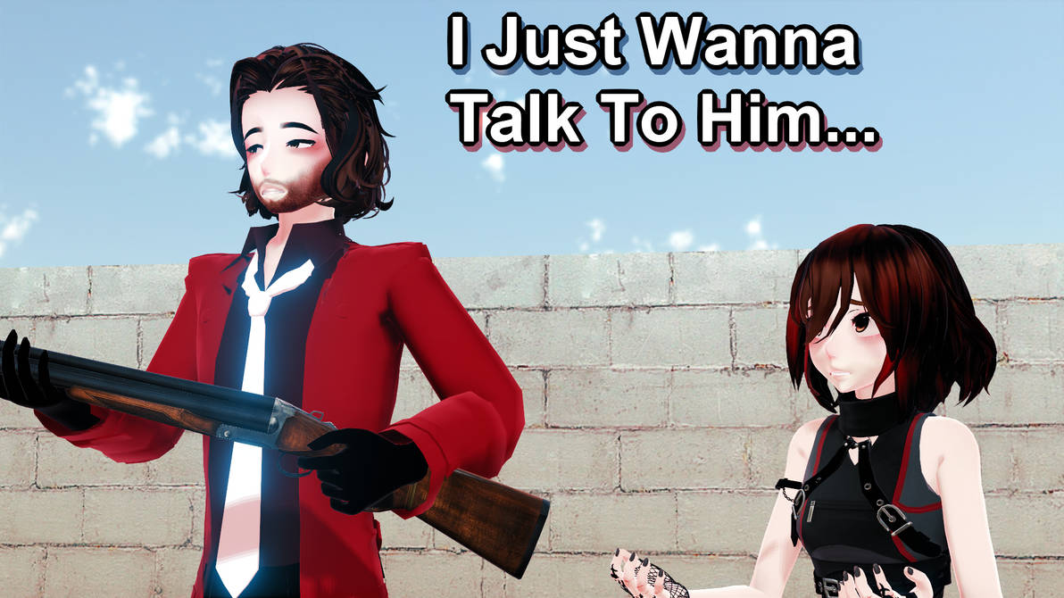 MMD - I Just Want To Talk To Him - (Motion DL) by Luan-Animations on ...
