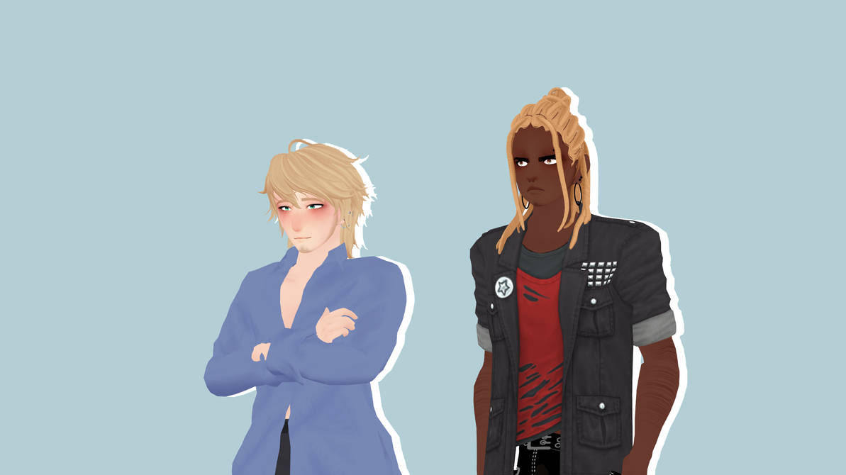 MMD - Cause im black(? (Motion DL) by Luan-Animations on DeviantArt