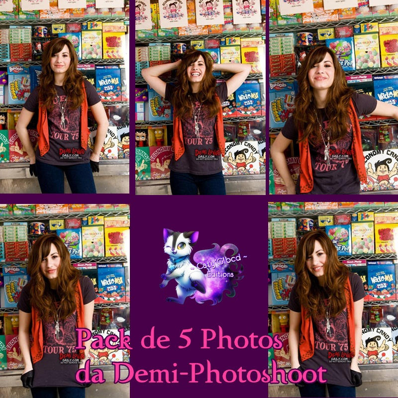 Pack de 5 fotos da Demi-Photoshoot by CatyGlbcd on DeviantArt