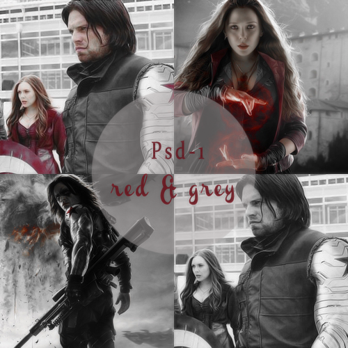 Psd 1: red and grey by SezenCoskun on DeviantArt