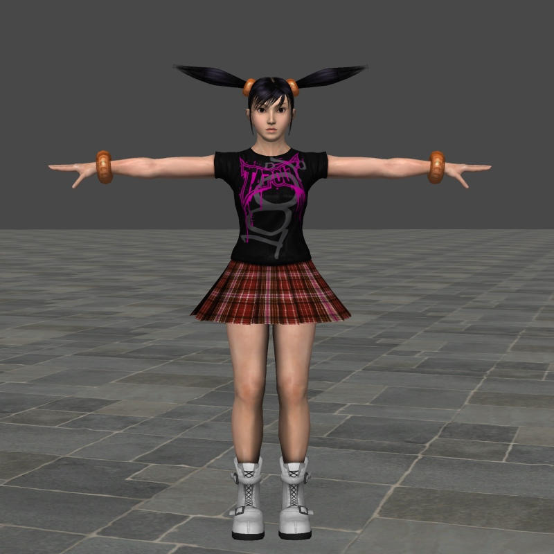 Tekken 6 - Ling Xiaoyu 'TapouT' outfit by Sterrennacht on DeviantArt