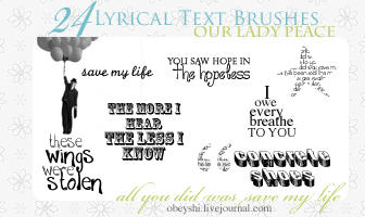 24 Lyrical Tiny Text Brushes by Obeyshi on DeviantArt