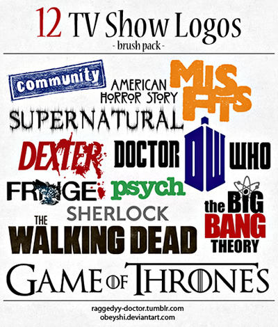 TV Show Logos by Obeyshi on DeviantArt