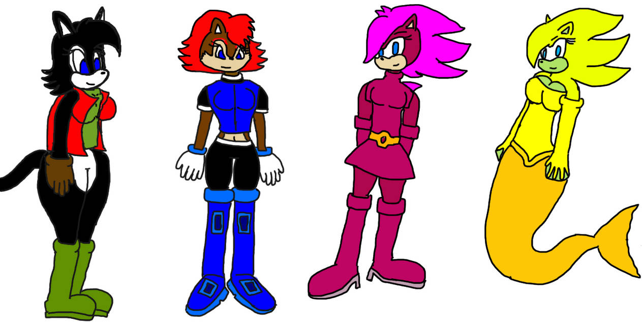 Sonic Girls Bash 4 by TruePhazonianForce on DeviantArt