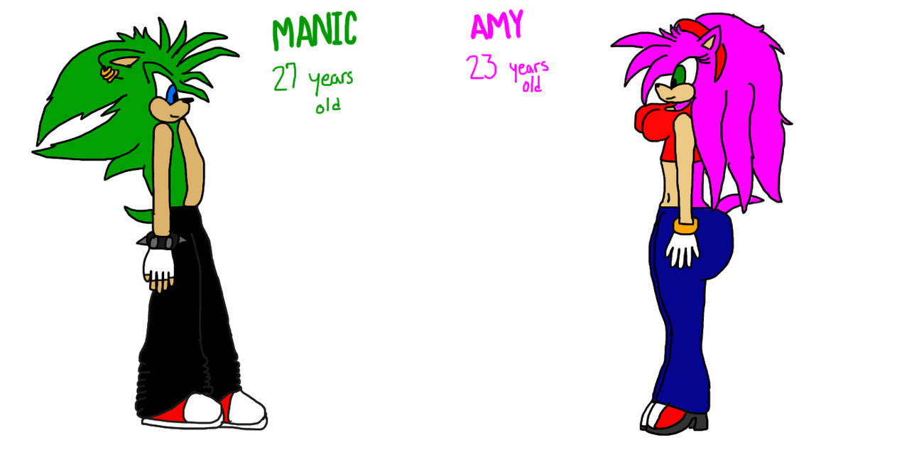 Manic and Amy (future) by TruePhazonianForce on DeviantArt