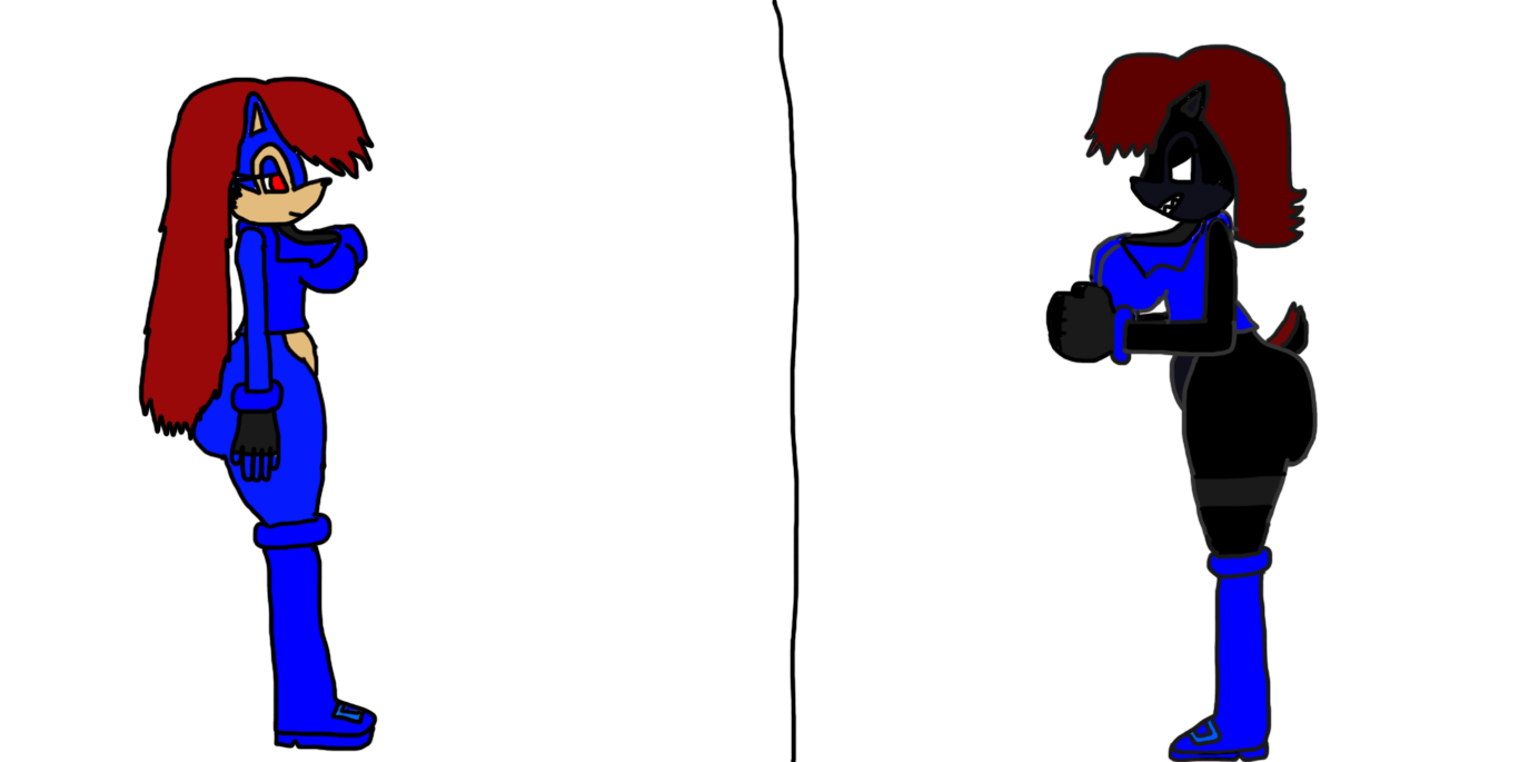 Super Sally and Dark Sally by TruePhazonianForce on DeviantArt