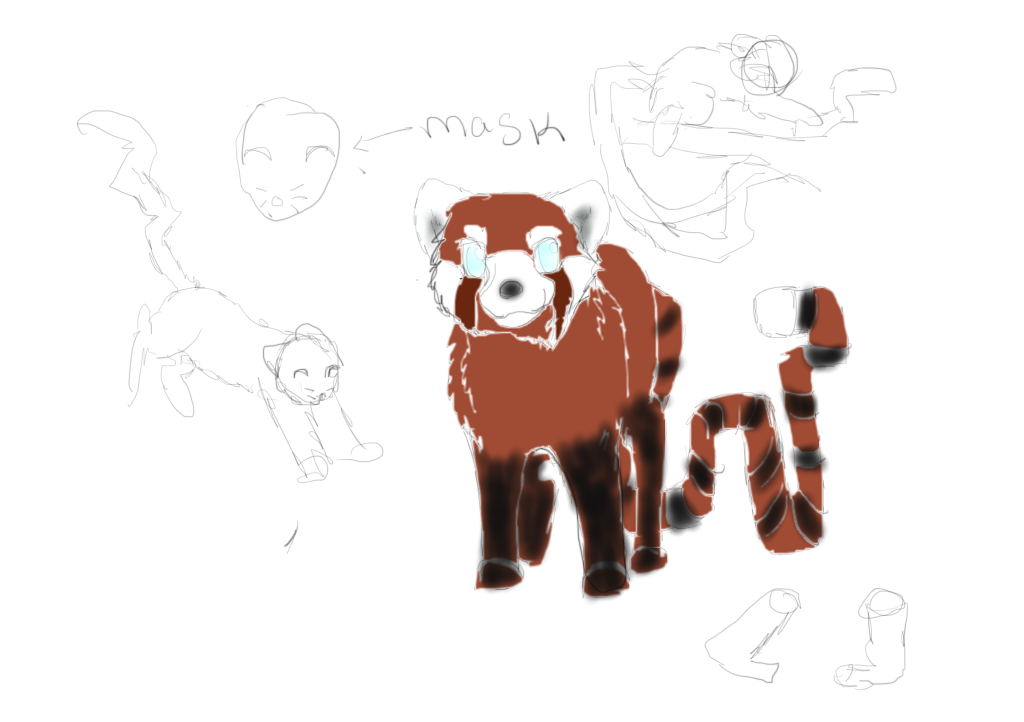 Red Panda oc by Chickura on DeviantArt