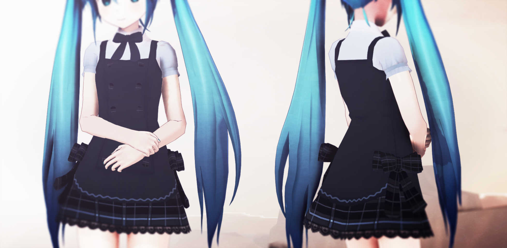 MMD Blue Dress by Qeuxin on DeviantArt