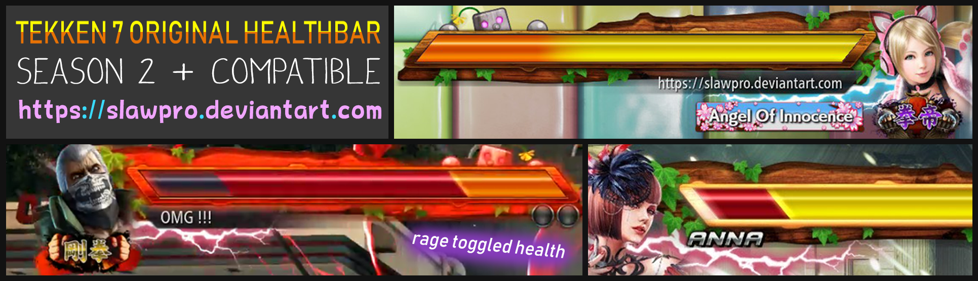 [TK7] Tekken 7 HUD - Original Health Bar by SlawPro on DeviantArt