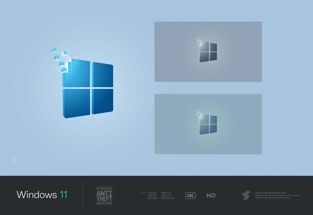 Windows 11 Light Blue Variant by submicron on DeviantArt
