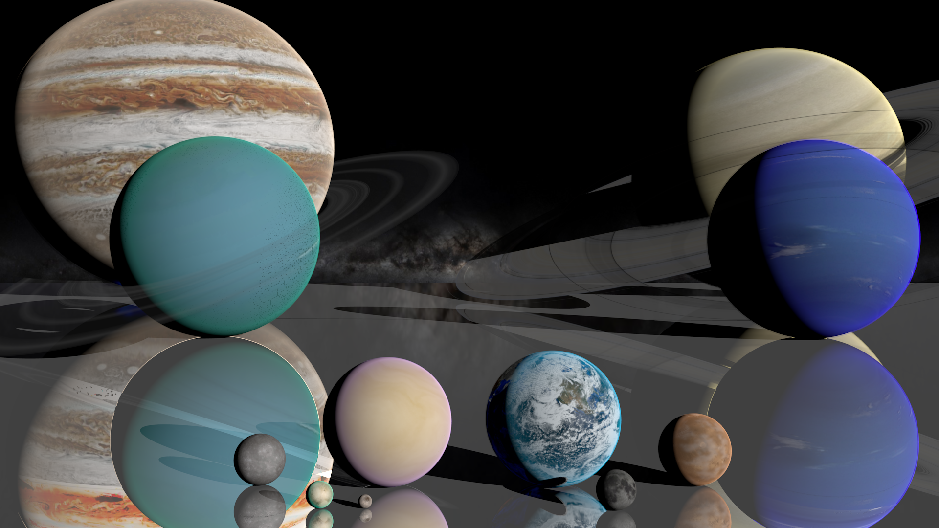 Solar System Textures