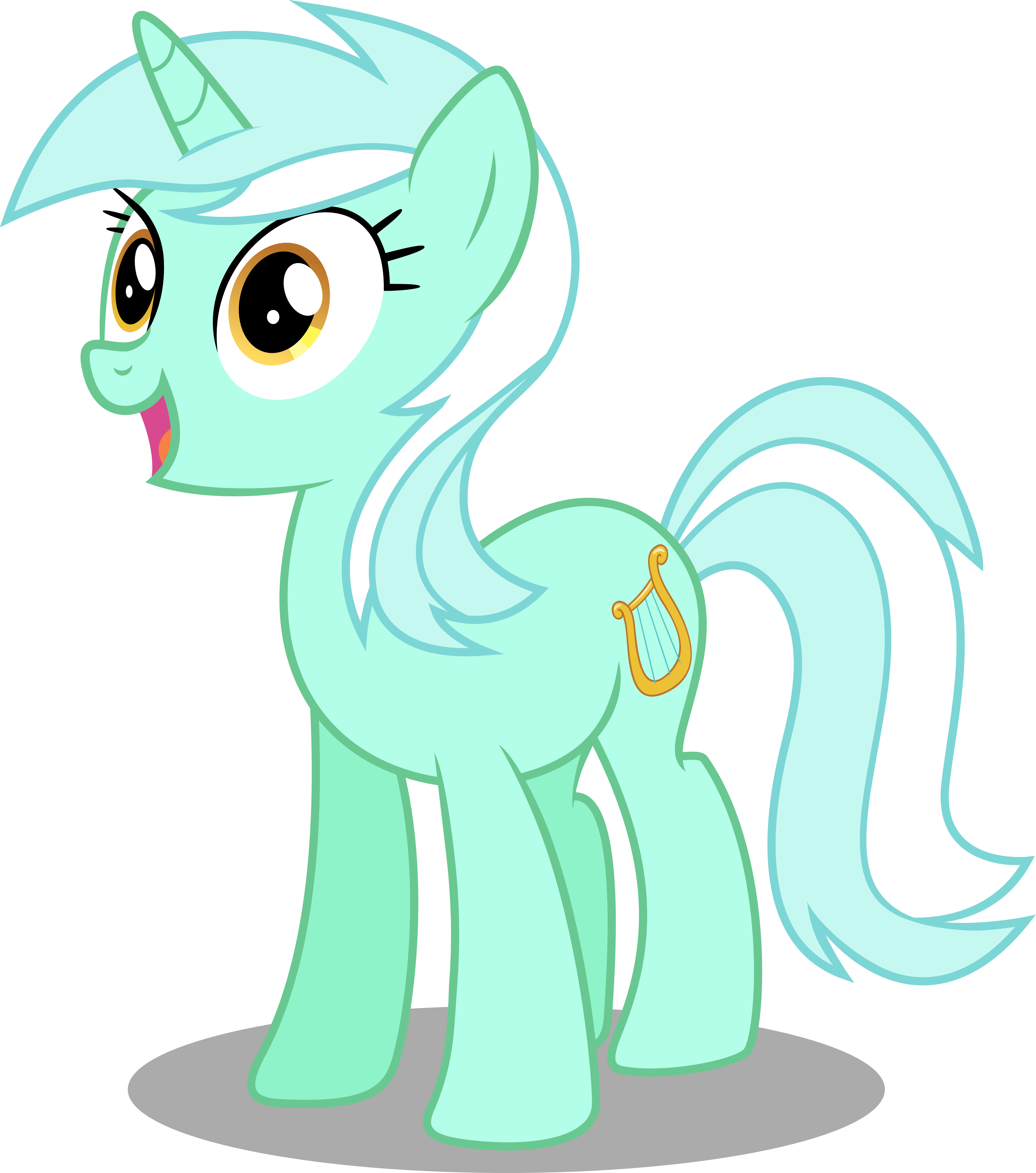 Lyra is excited by wolfy987 on DeviantArt