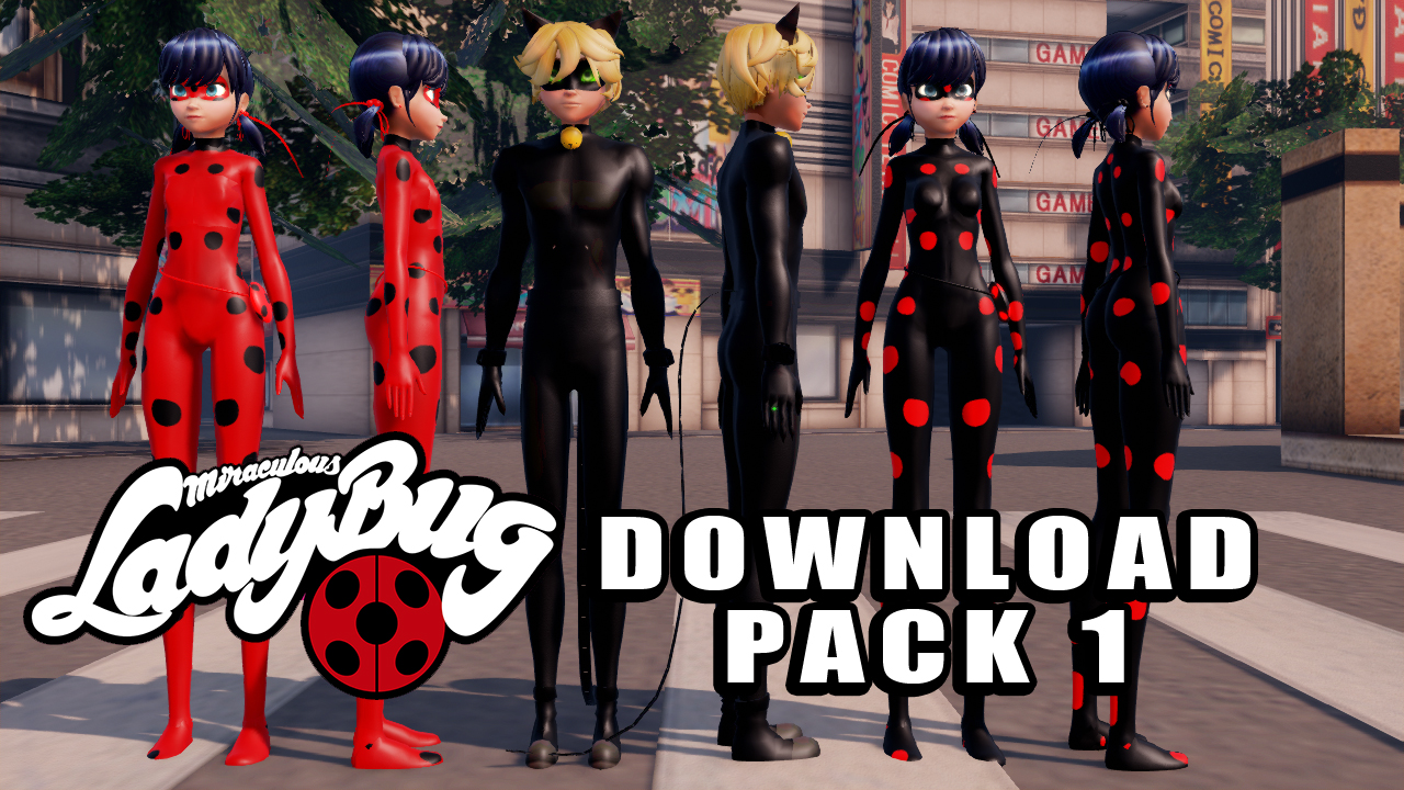 [UPDATED] Miraculous Ladybug - Pack 1 [DOWNLOAD] by SachiShirakawa on ...