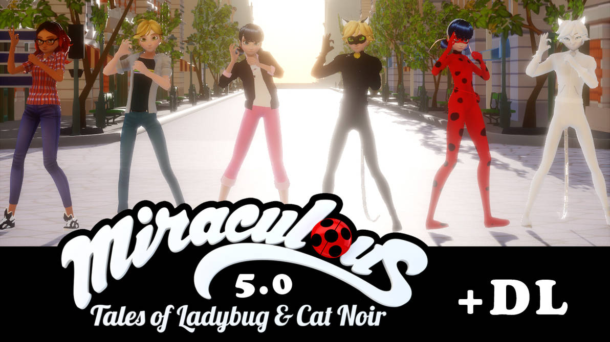 [Miraculous Ladybug] Miraculous Ladybug Models V5 by SachiShirakawa on ...