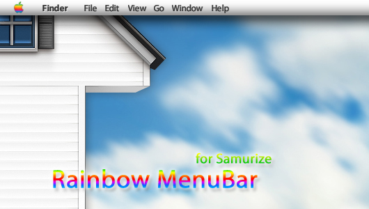 Rainbow MenuBar for Samurize by AndreTM on DeviantArt