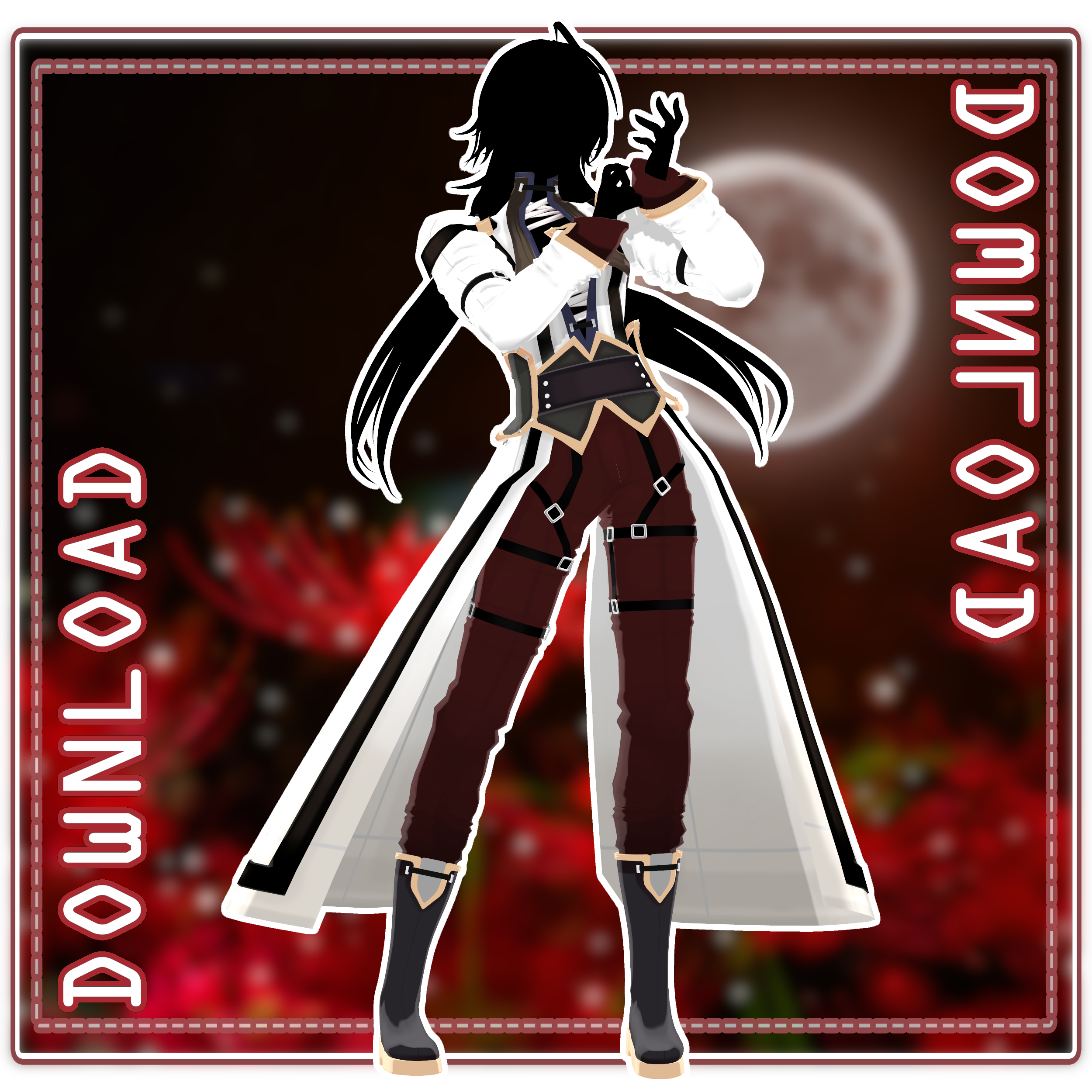 MMD // Commander Outfit DOWNLOAD // P2U by AxelCode on DeviantArt