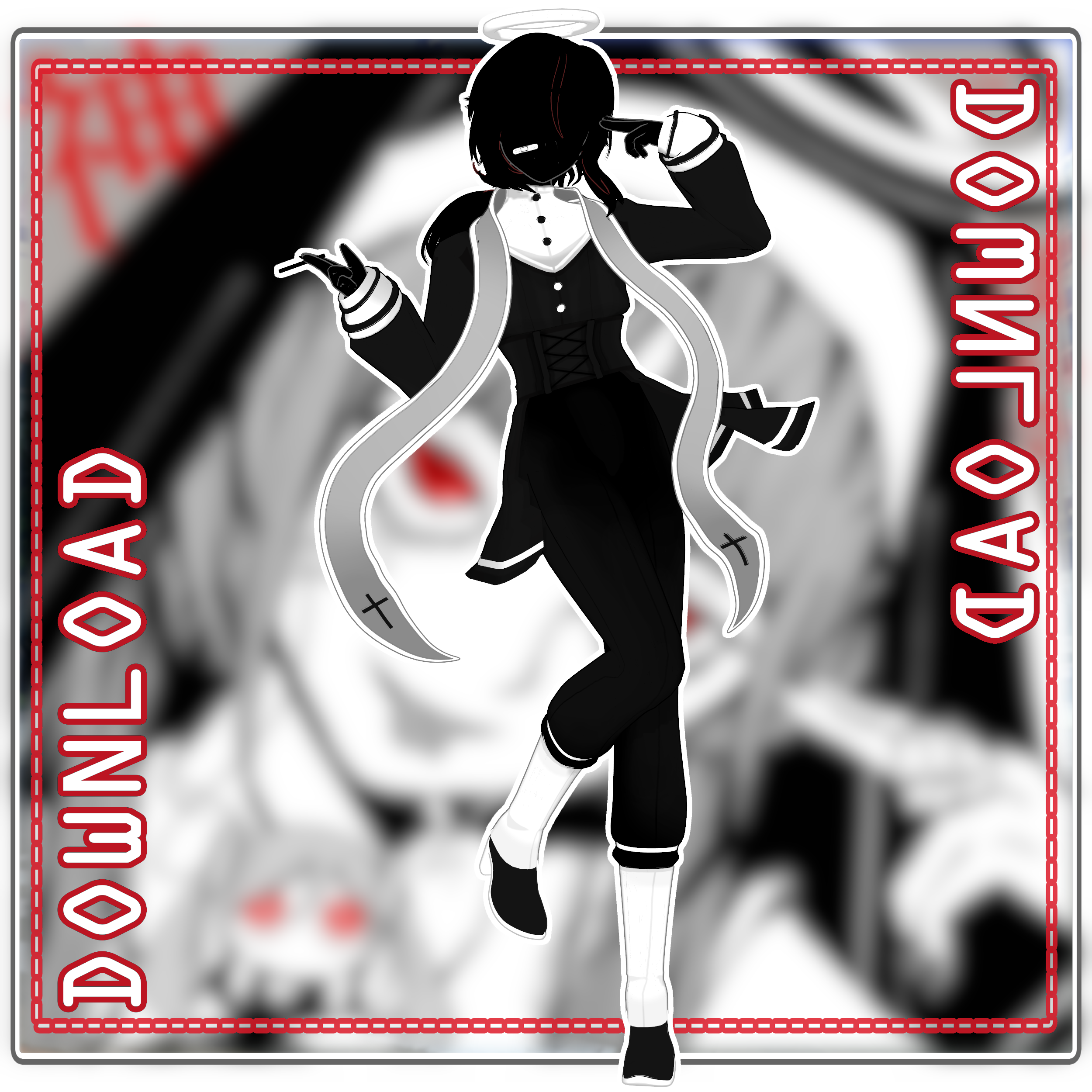 MMD // God-Ish Outfit DOWNLOAD // P2U by AxelCode on DeviantArt