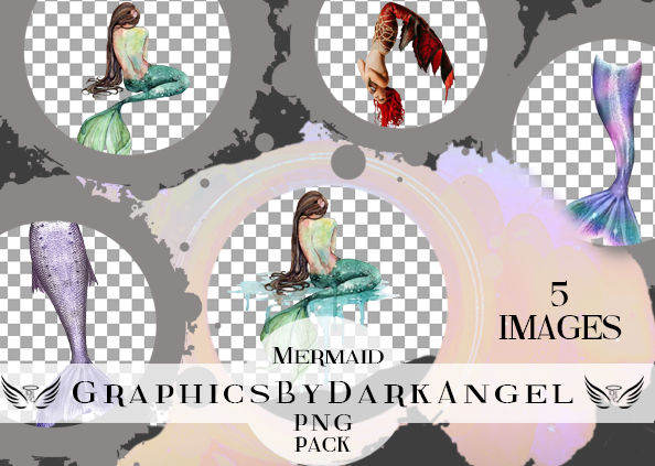 Mermaid PNG Pack by GraphicsByDarkAngel on DeviantArt