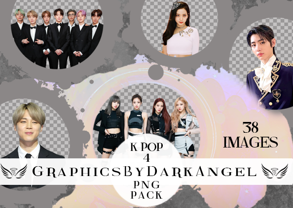 K Pop 4 PNG Pack by GraphicsByDarkAngel on DeviantArt