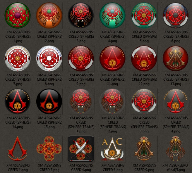 ASSASSIN'S CREED ICONS by xenomorph1138 on DeviantArt