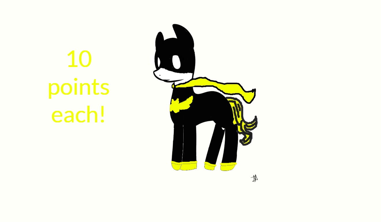 Batman MLP Adoptable OPEN! by SachiBethanyHabegger on DeviantArt