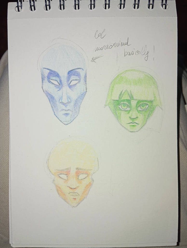 Weird heads 1 by Drealvia on DeviantArt