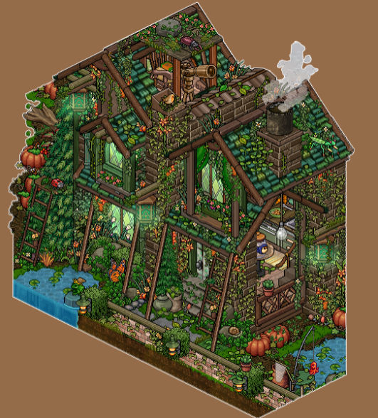 Forest House - Habbo by Disclored on DeviantArt