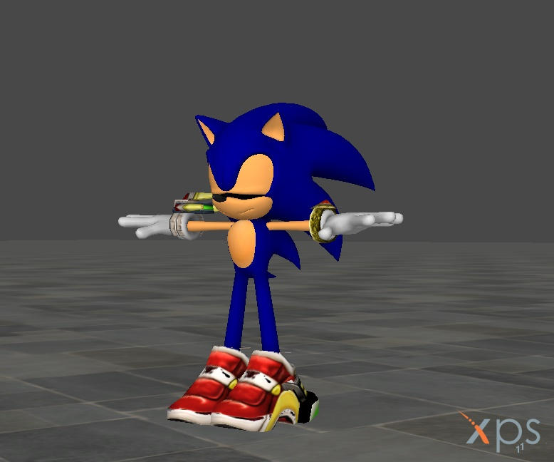 SA2 Modern Sonic XPS DL by HybridXero99 on DeviantArt