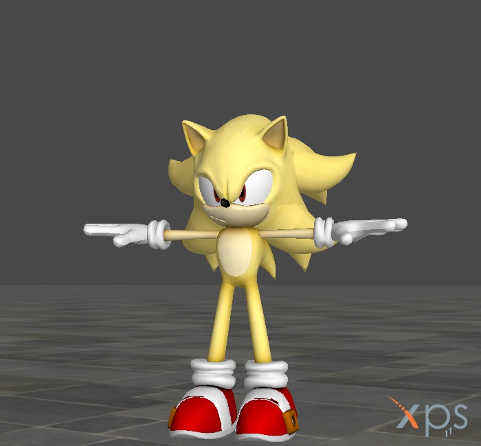 Super Sonic 3 XPS DL by HybridXero99 on DeviantArt