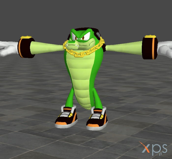 Vector the Crocodile Sonic Free Riders XPS DL by HybridXero99 on DeviantArt