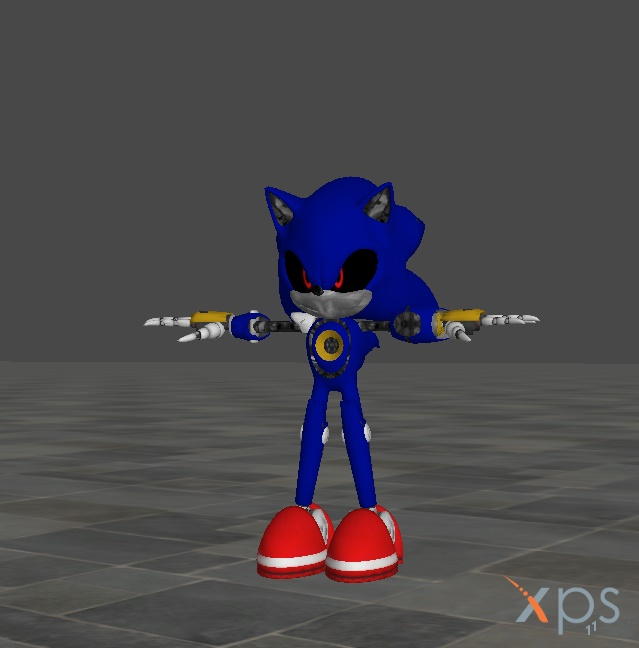 Metal Sonic Prototype XPS DL by HybridXero99 on DeviantArt
